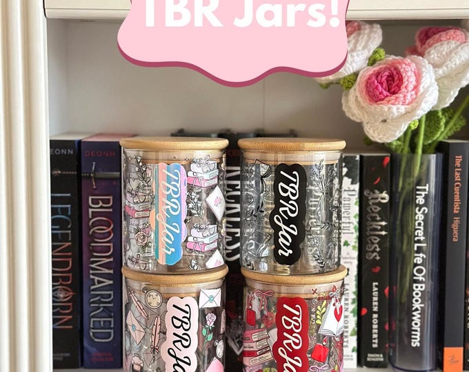 Bookish TBR Jars | Cute TBR Jars | 16oz TBR Jars | Cute Bookish Gifts ...