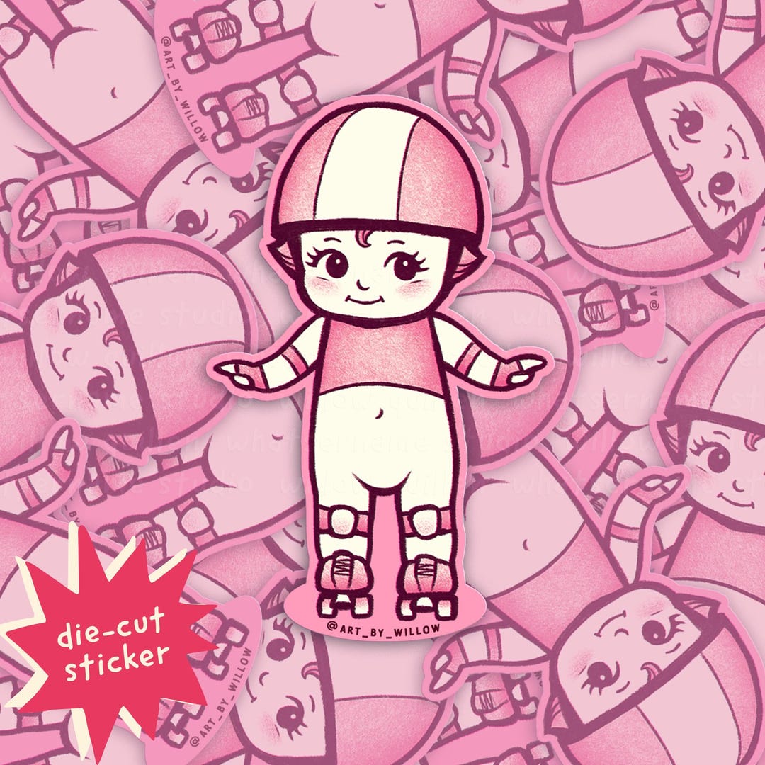 Kewpie Doll | Die Cut Vinyl Sticker | Roller Derby Accessories | Kewpie ...