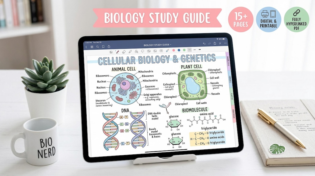 Biology Study Guide PDF | AP Biology Exam Prep | High School Science ...