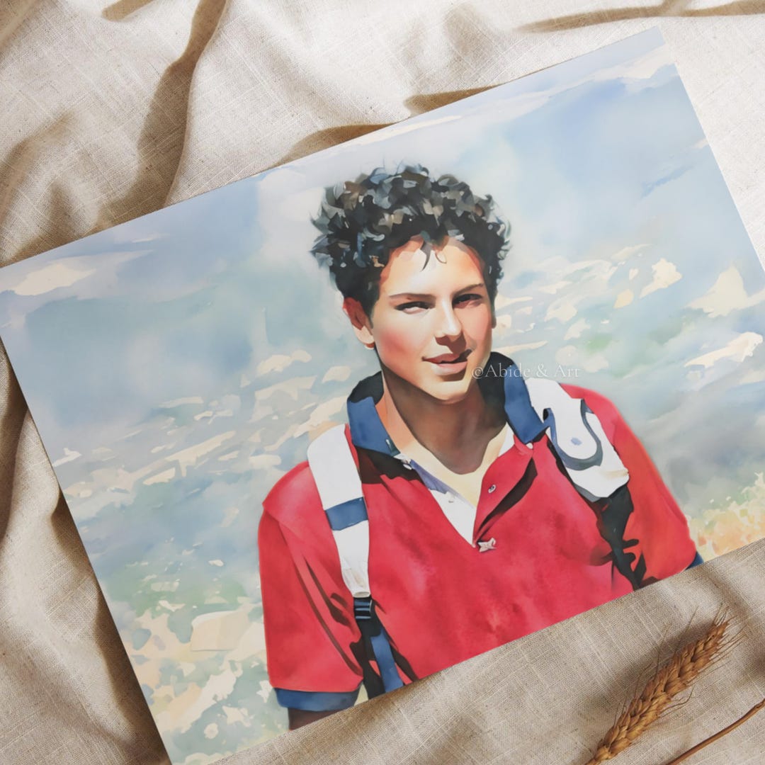 Blessed Carlo Acutis Watercolor Print, First Millennial Saint, Catholic ...