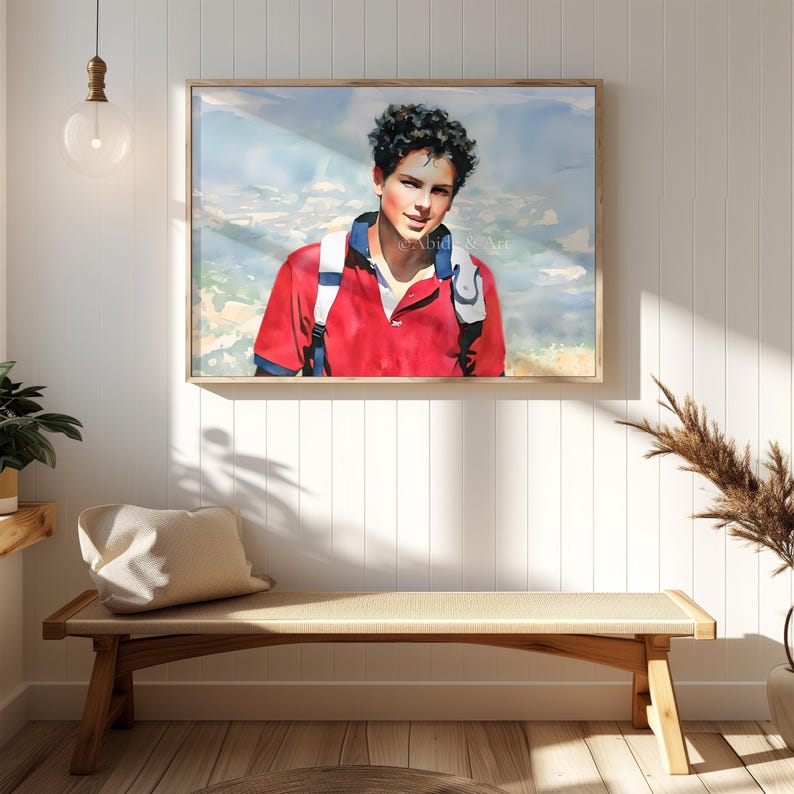 Blessed Carlo Acutis Watercolor Print, First Millennial Saint, Catholic ...