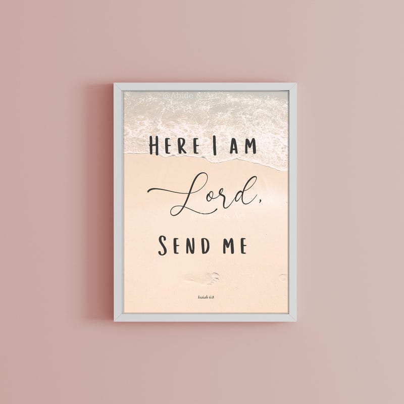 Here I Am Lord - Etsy