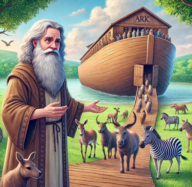 Noah's Big Boat Adventure: Saving the Animals - Etsy