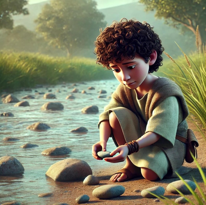 David and the Giant: the Boy Who Defeated Goliath - an Inspirational ...