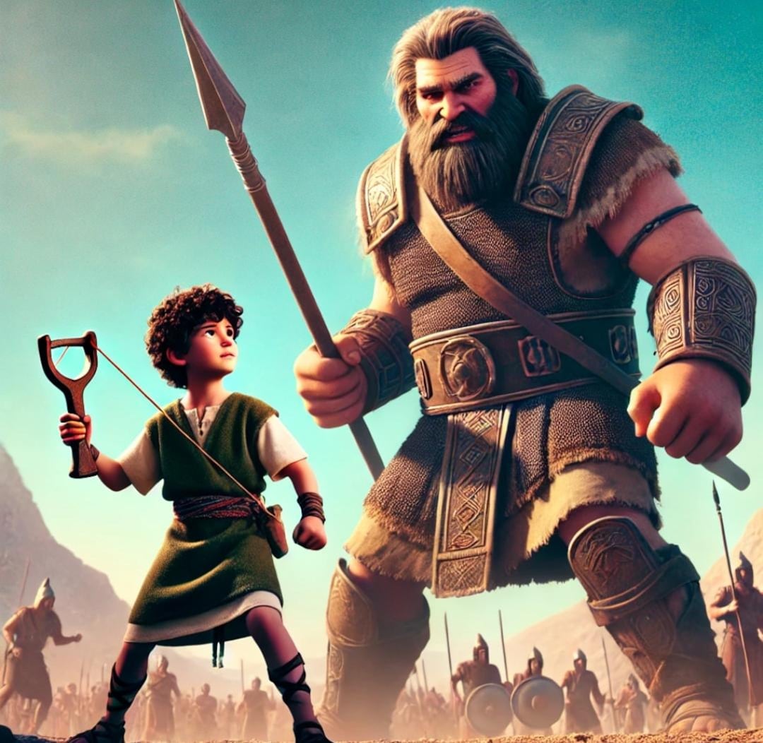 David and the Giant: the Boy Who Defeated Goliath - an Inspirational ...