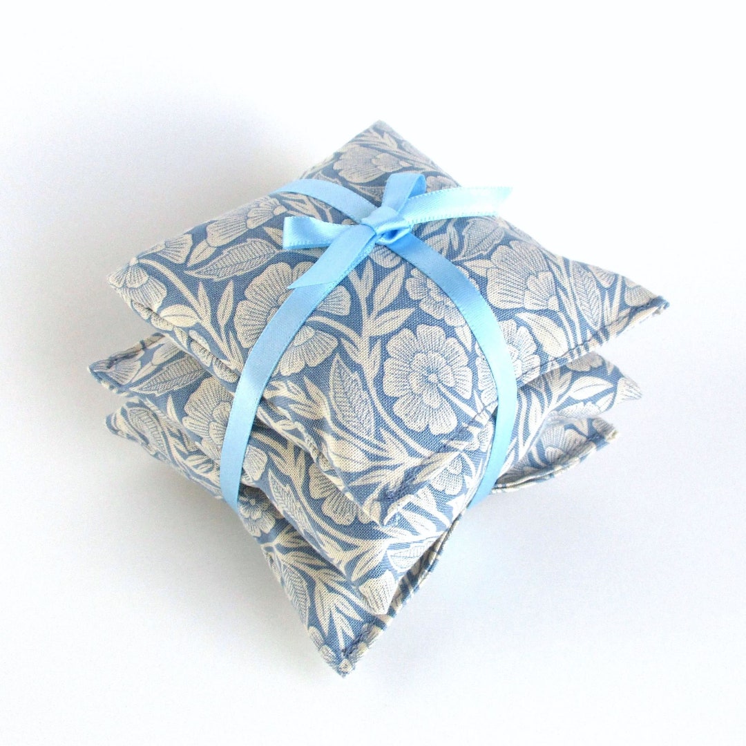 Lavender Sachets Soft Blue and Cream Floral - Etsy
