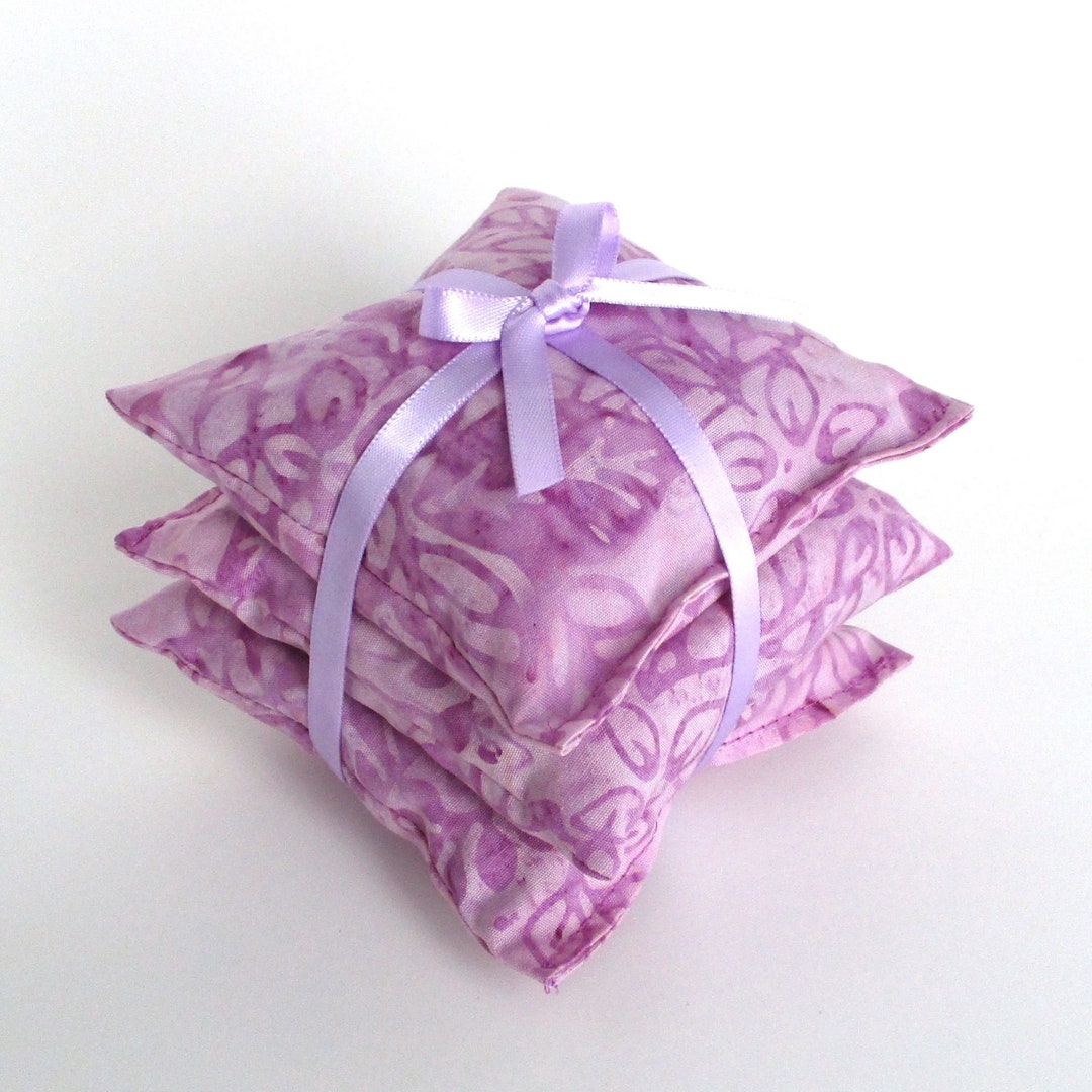 Lavender Sachets Berry Pink Batik - Etsy