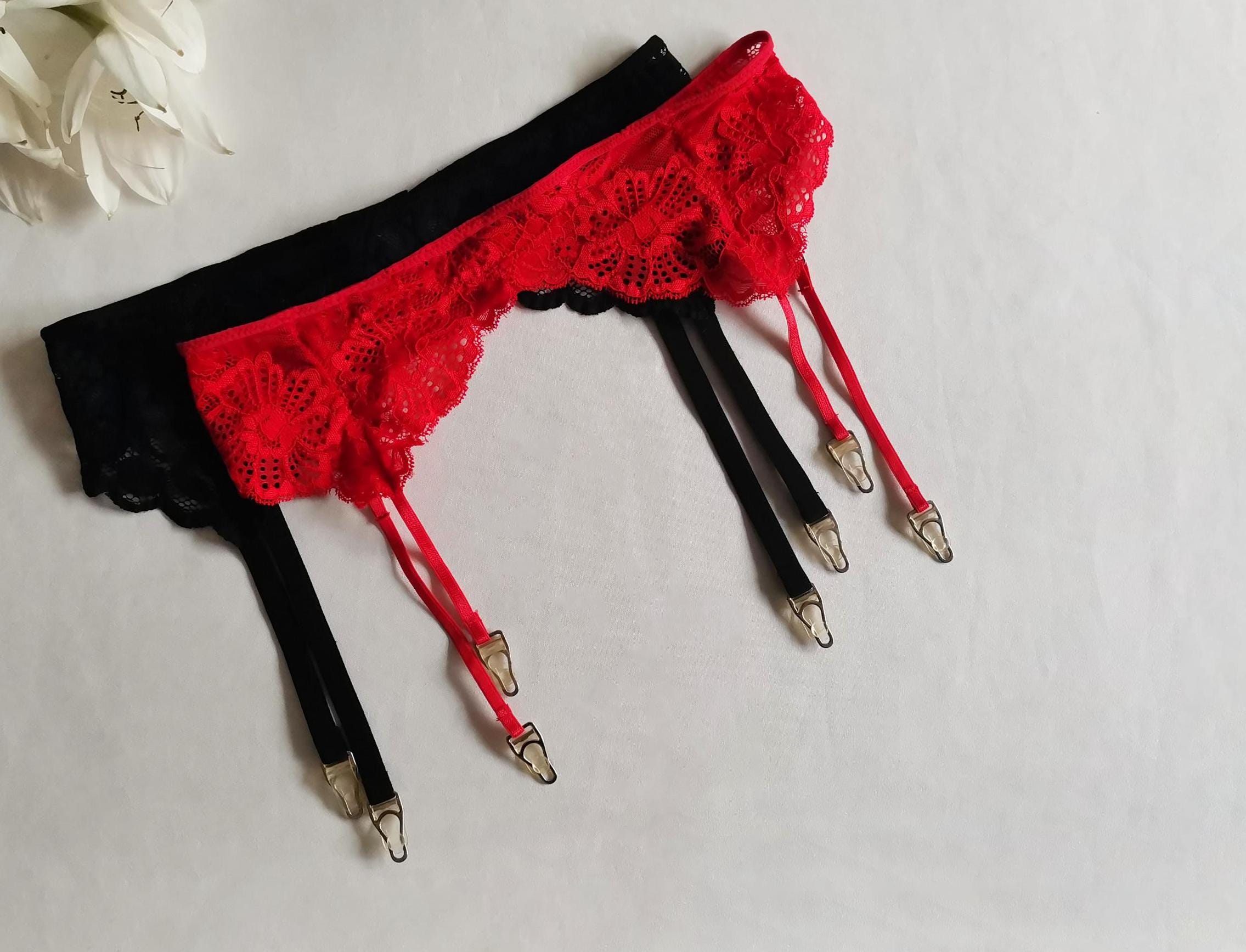 Helena Garter Belt PDF Sewing Pattern, Lace Garter Belt, Easy Lingerie ...