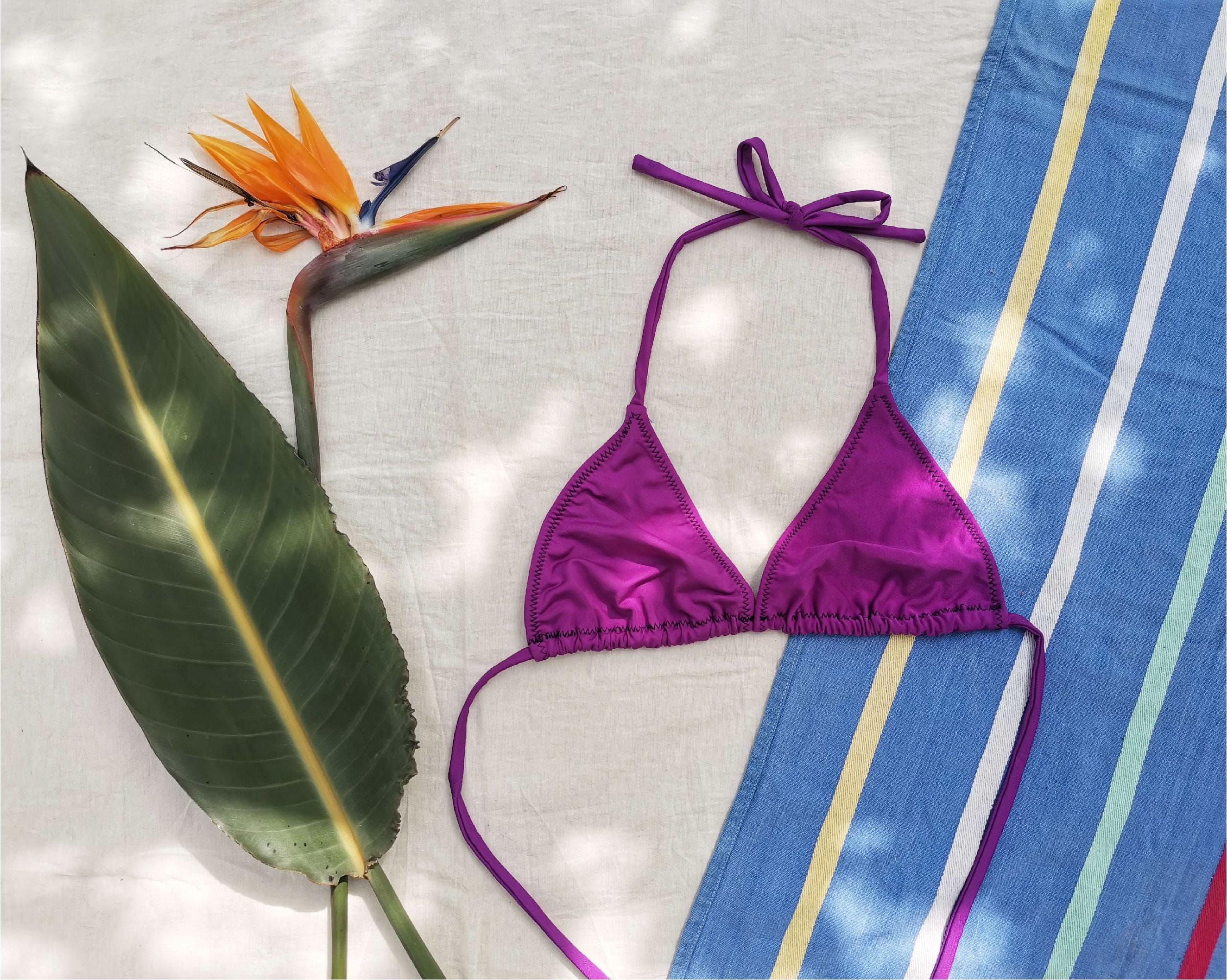 Greta Bikini Top PDF Sewing Pattern, Triangle Bikini Top Easy Pattern ...
