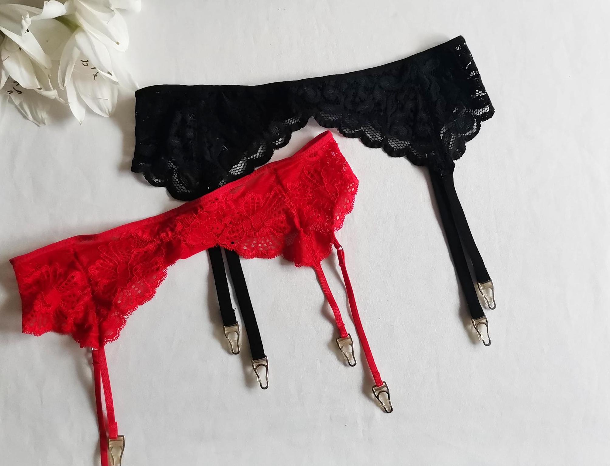 Helena Garter Belt PDF Sewing Pattern, Lace Garter Belt, Easy Lingerie ...