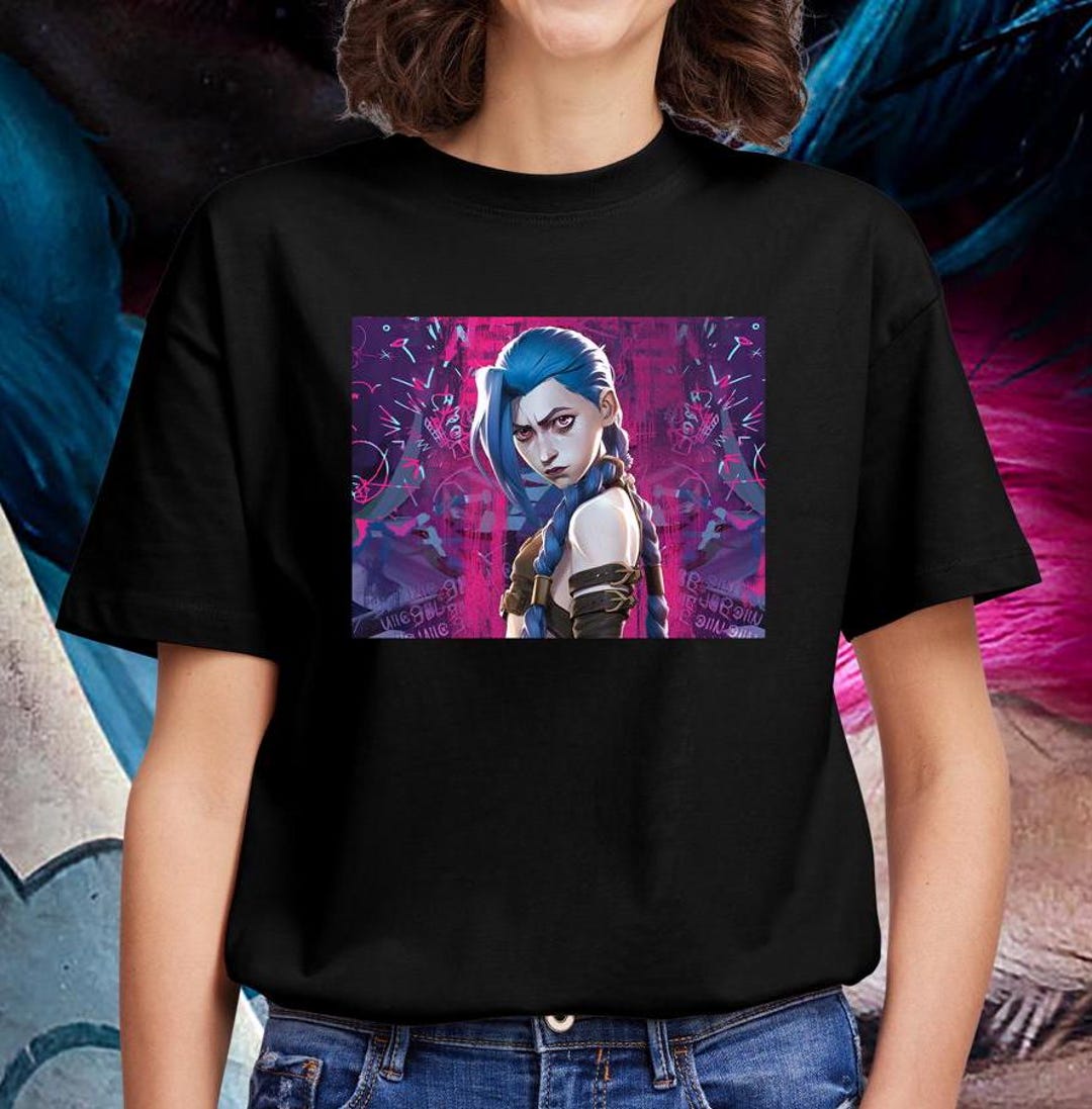 Jinx Arcane Netflix League of Legends Tee - Etsy UK