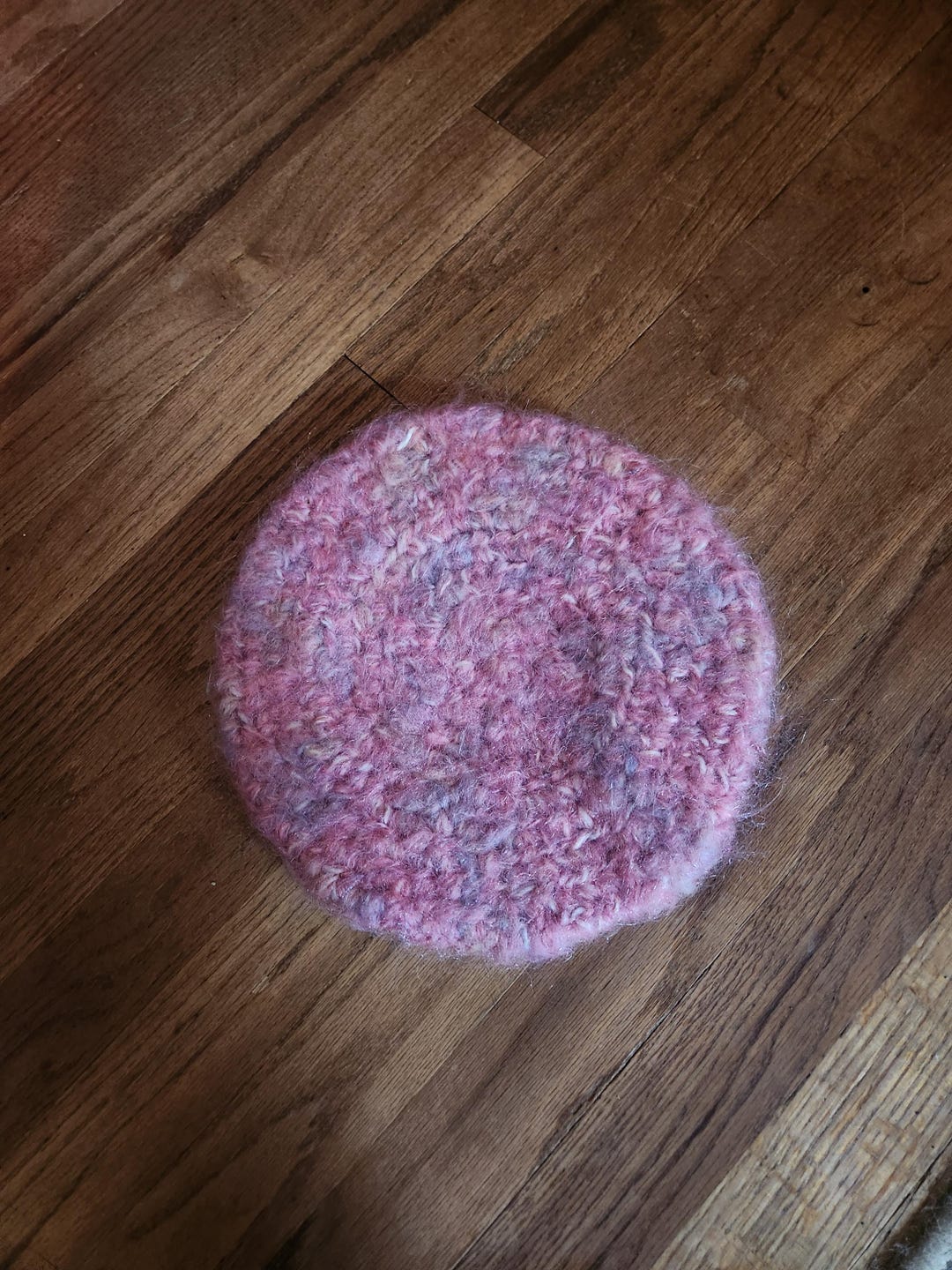 Vintage Women's Pink & Sky Blue Hat - Etsy