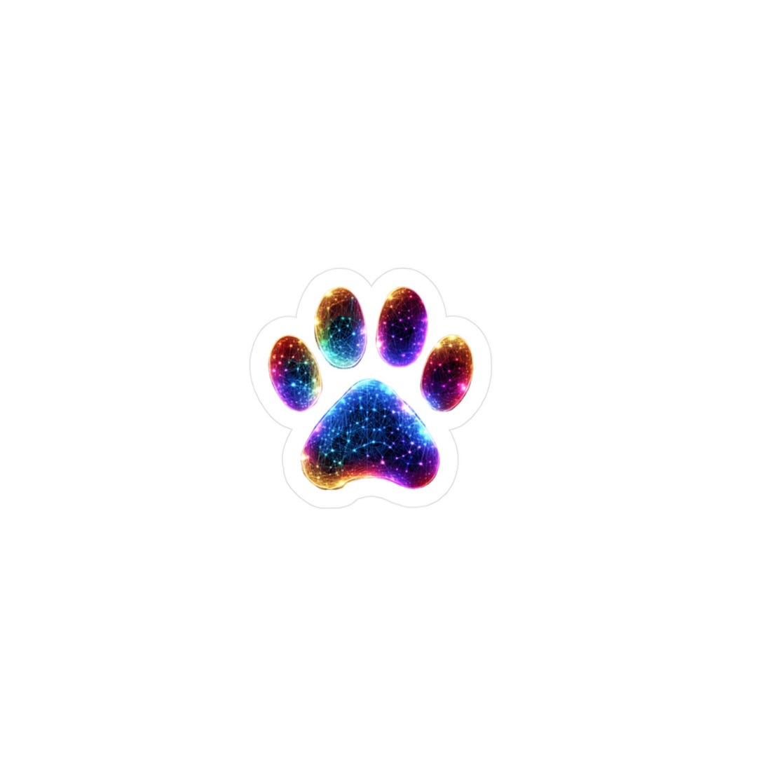 Paw Print Vinyl Decals - Etsy