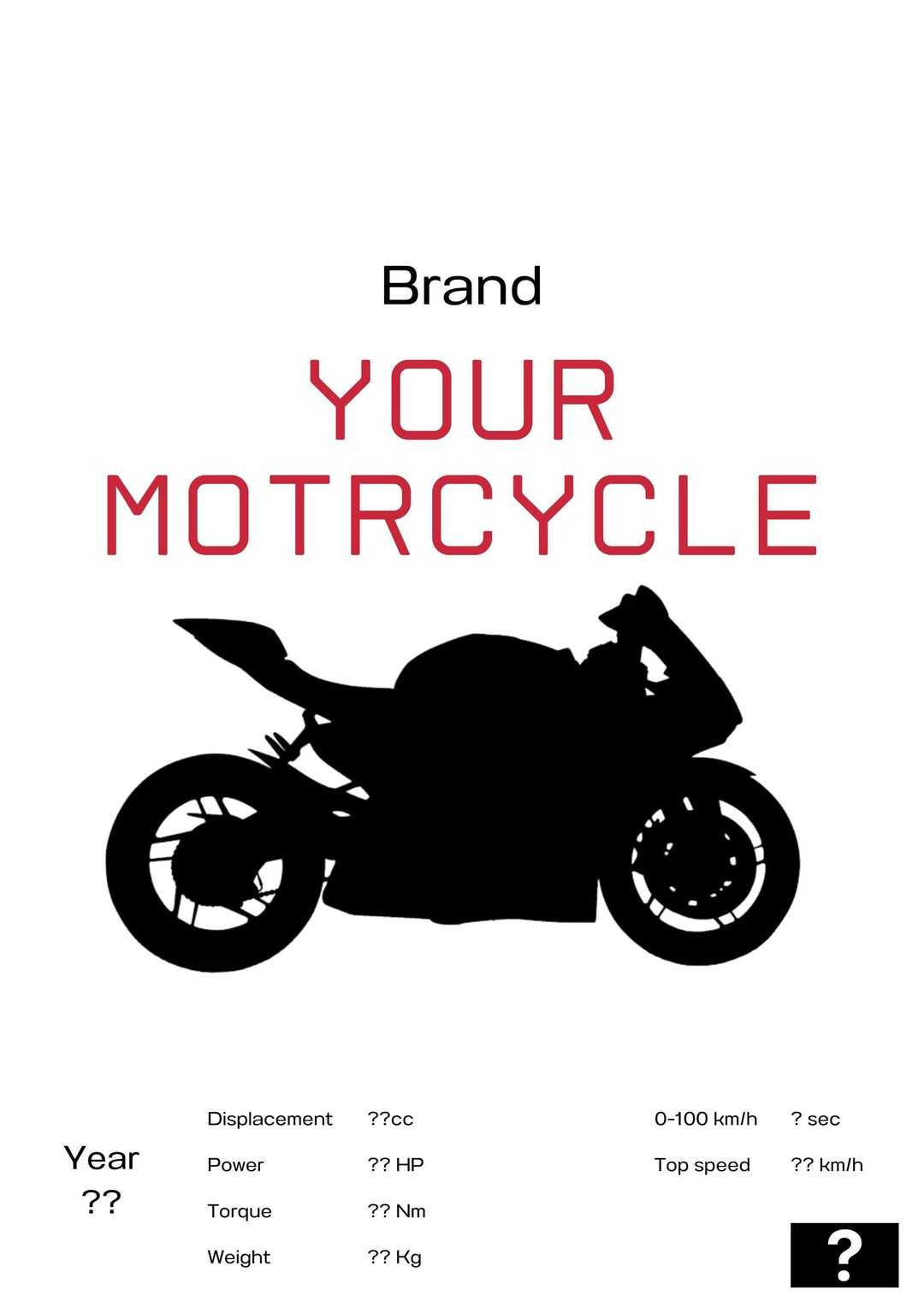PERSONALIZED Custom MOTORBIKE Detail POSTER Digital - Custom Motorcycle ...