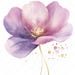 16 Purple and Pink Watercolor Floral Clipart Bundle, Soft & Dreamy ...