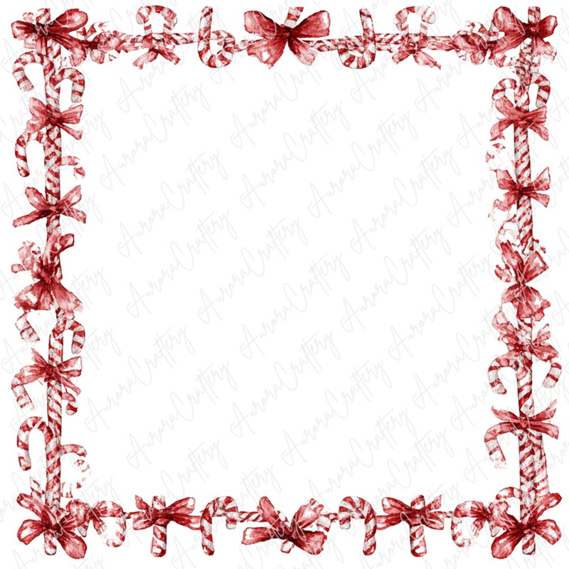 Candy Cane Borders - Etsy UK