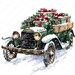 9 Watercolor Festive Trucks Clipart, Winter Truck With Gifts, Festive ...