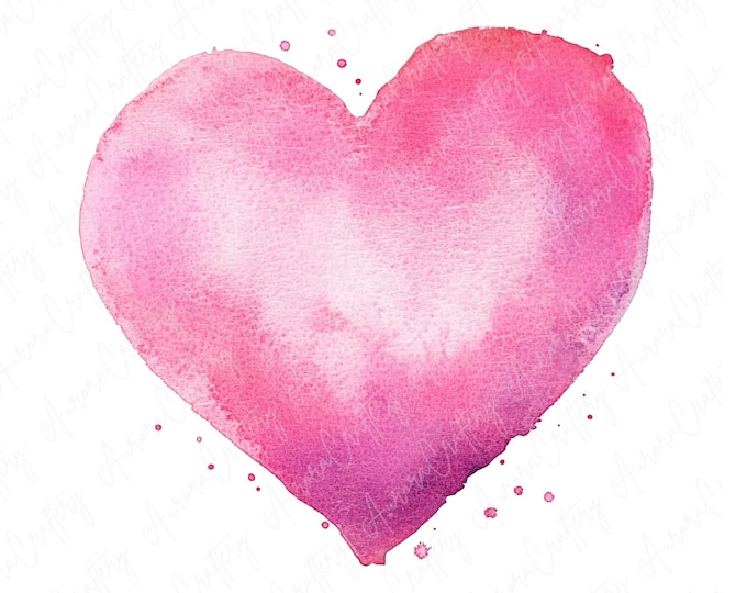 14 Watercolor Blue Heart Clipart, Blue Love Heart Illustrations for ...