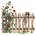 13 Watercolor Rose Fence Clipart, Romantic Valentine's Love Fences With ...