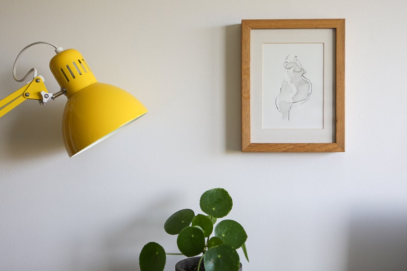 Pen and Ink Maternity Drawing Original - Etsy