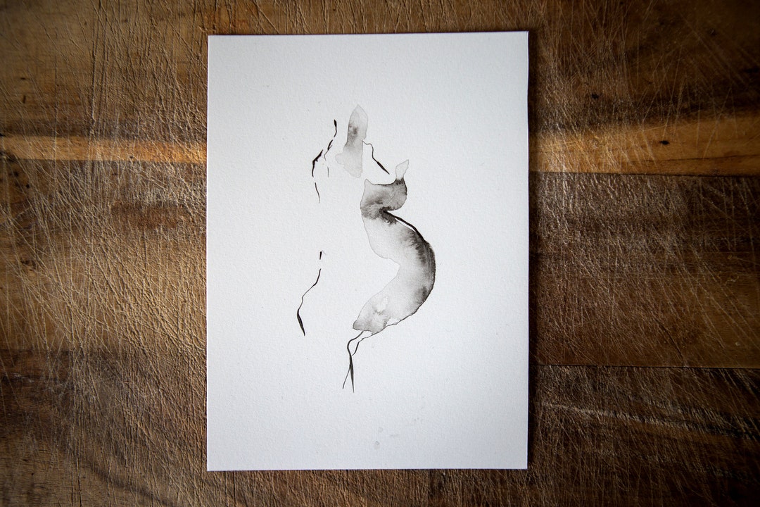 Pen and Ink Maternity Drawing Original - Etsy