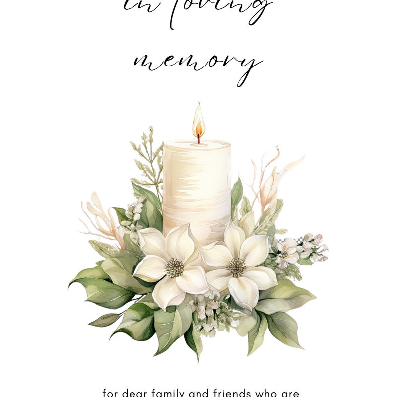 In Memoriam Sign - Etsy