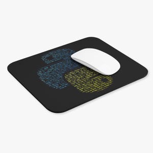Python Programming Mouse Pad, Computer Programmer Desk Pad, Coding Gift for Software Developers ...