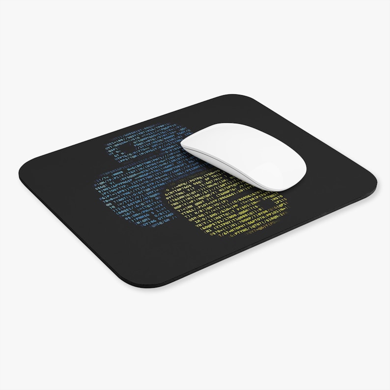 Python Programming Mouse Pad, Computer Programmer Desk Pad, Coding Gift for Software Developers ...