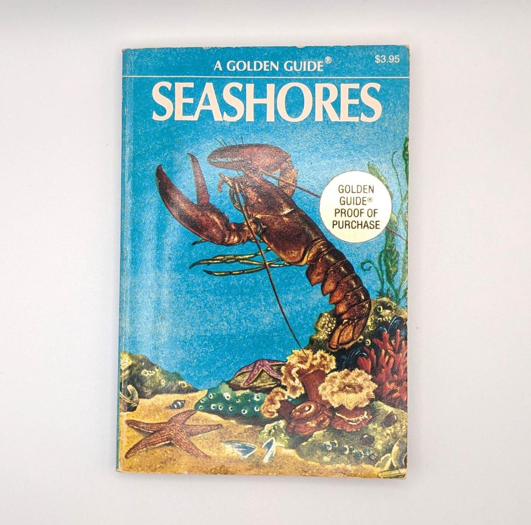 Vintage 1955 Seashores Golden Guide Book by Herbert Zim & Lester Ingle ...