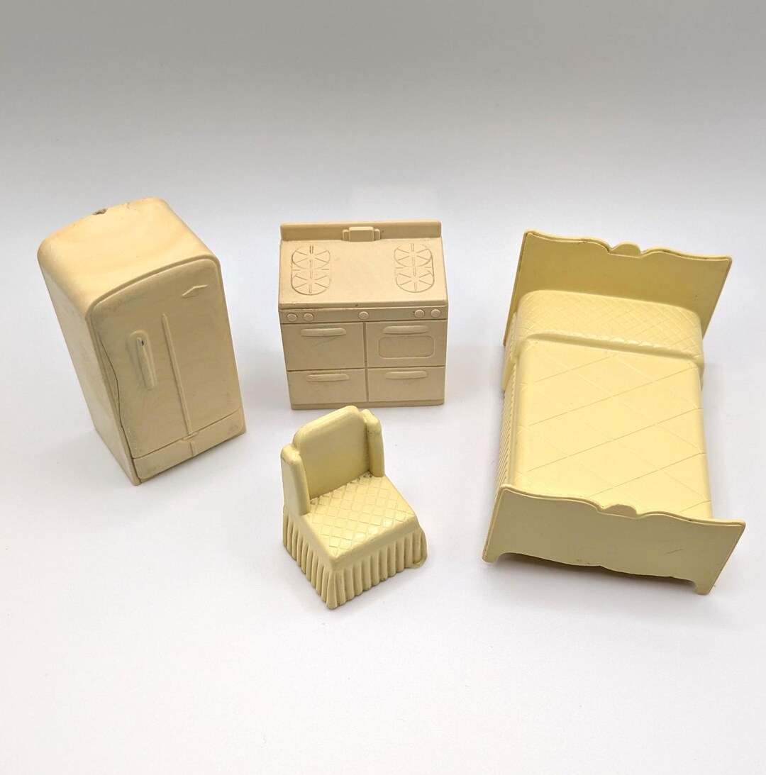 Vintage Marx Renwal Dollhouse Furniture Set From 1960s Classic Toy ...