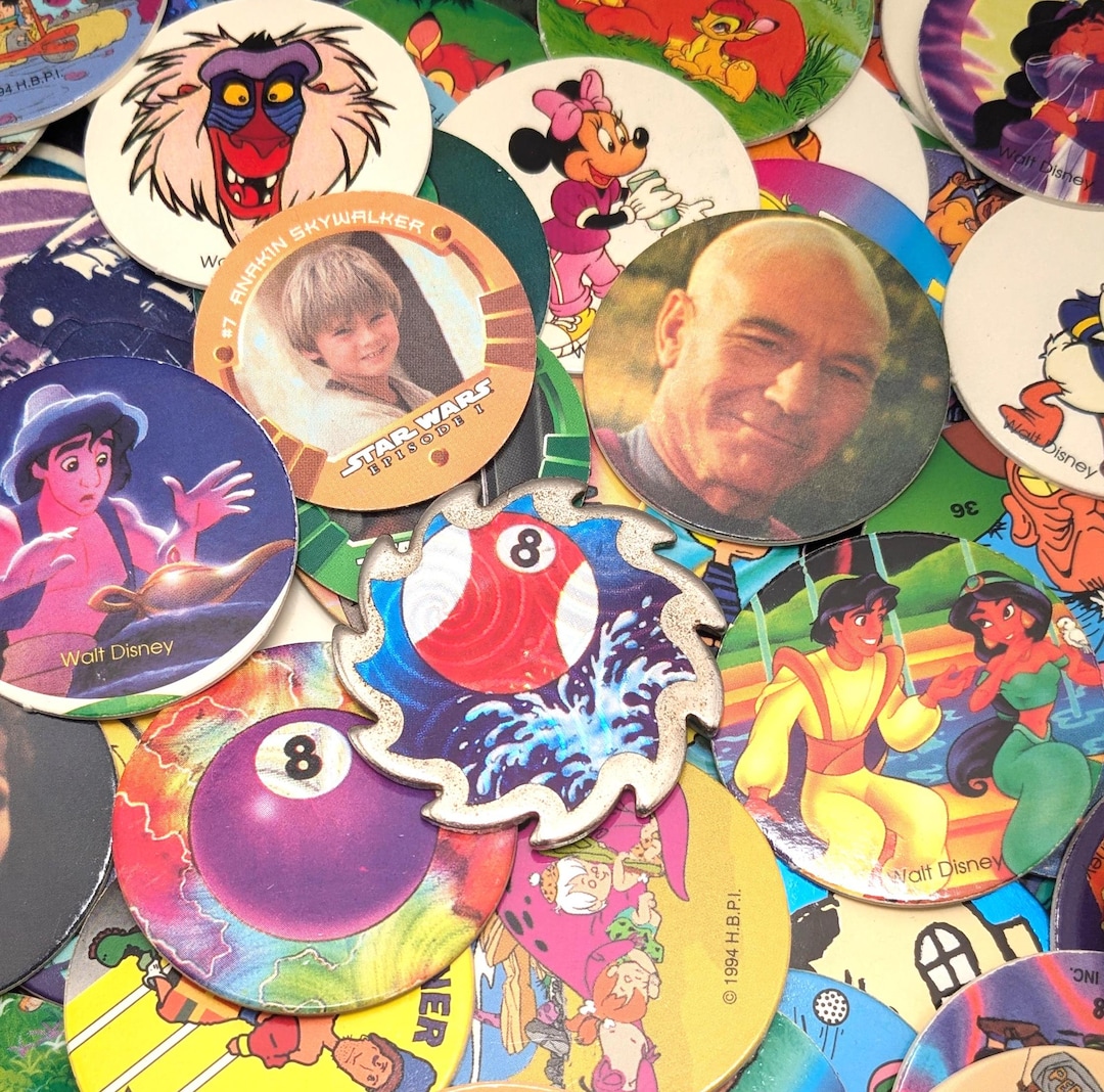 Vintage 90s Original Pogs Childhood Nostalgic Toys | Star Trek, Star ...