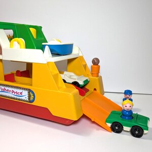 Fisher Price Little People Ferry Boat Complete Collector HTF Set #932 ...