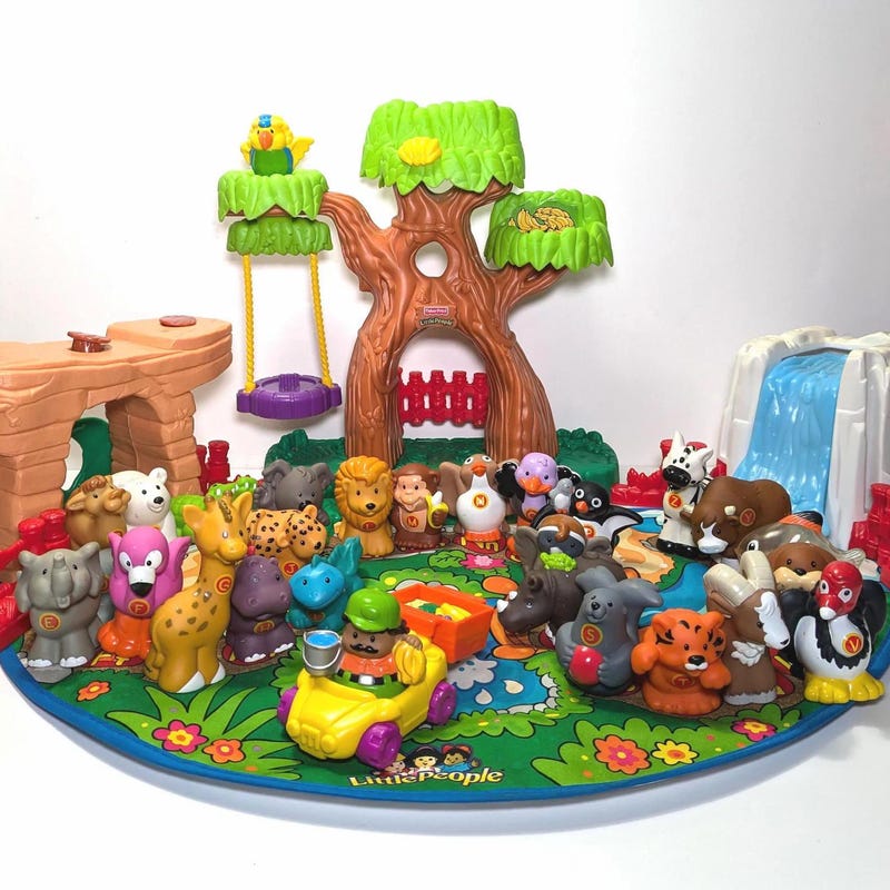 Fisher Price Zoo Toy Set - Etsy