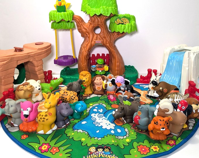 Vintage Fisher Price Little People A to Z Learning Alphabet Zoo Playset ...