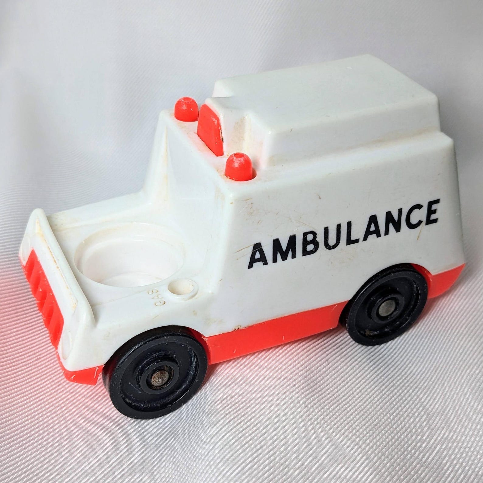 Vintage Fisher Price Little People 126 Ambulance Vehicle Original ...