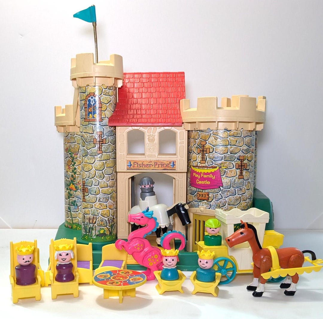 Fisher Price Little People Castle Complete Collector Set 993 | 1974 ...