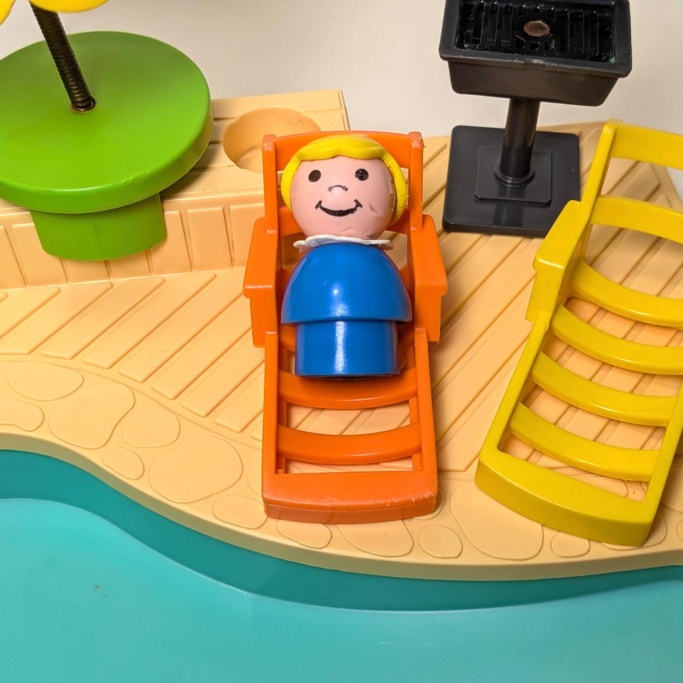 Fisher Price Little People Swimming Pool Complete Collector Set #2526 ...