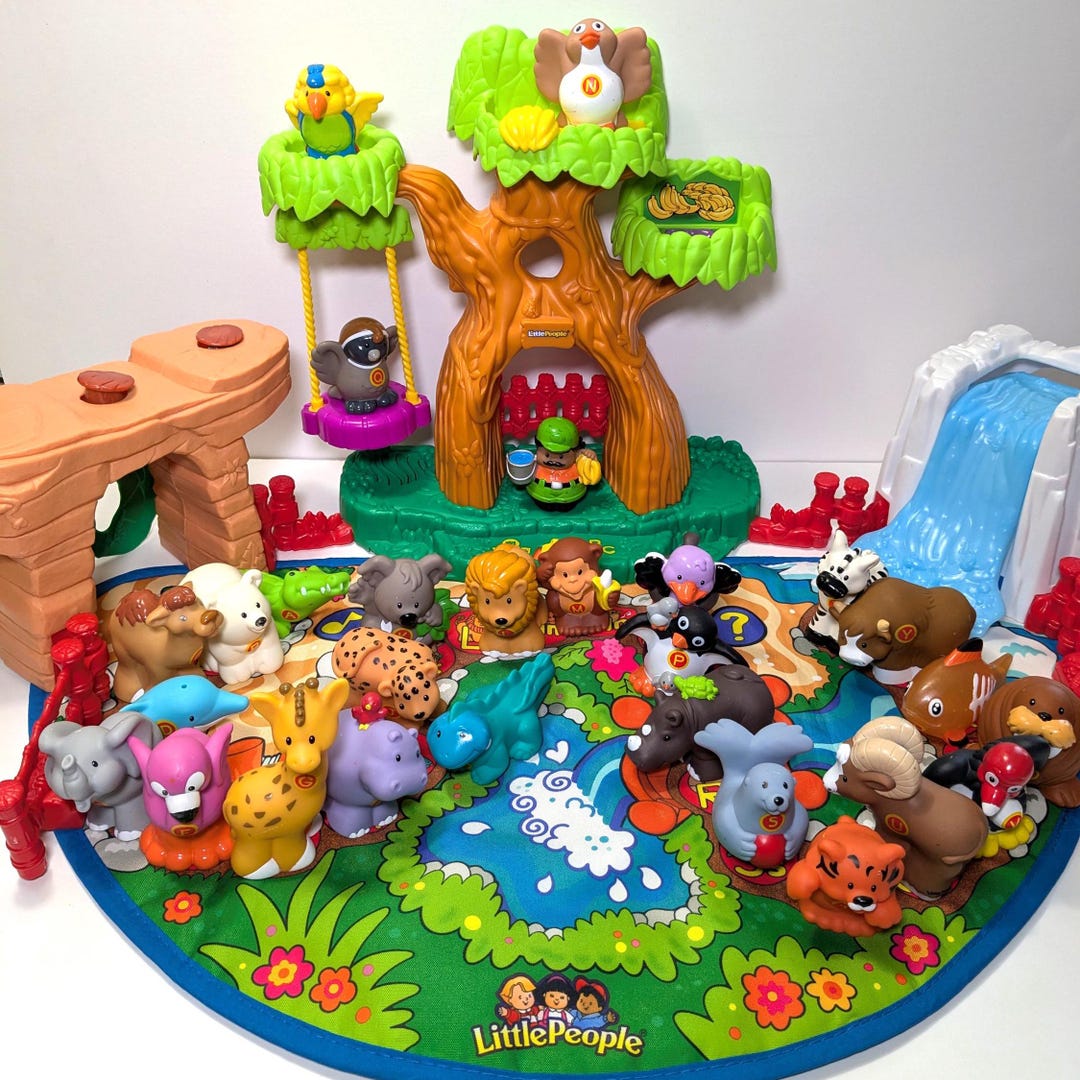 Vintage Fisher Price Little People A to Z Learning Alphabet Zoo Playset ...