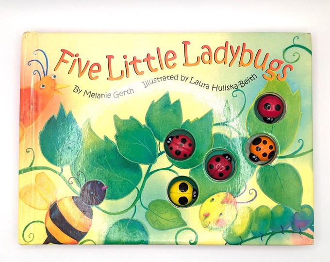 Vintage 2003 Five Little Ladybugs by Melanie Gerth & Piggy Toes Press ...
