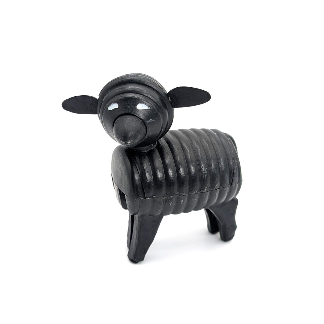 Vintage Fisher Price Little People Black Sheep - Rare Farm Animal From ...