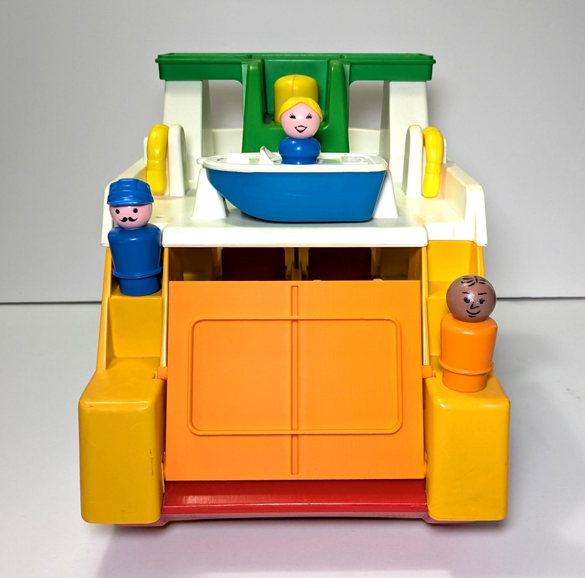 Fisher Price Little People Ferry Boat Complete Collector HTF Set #932 ...