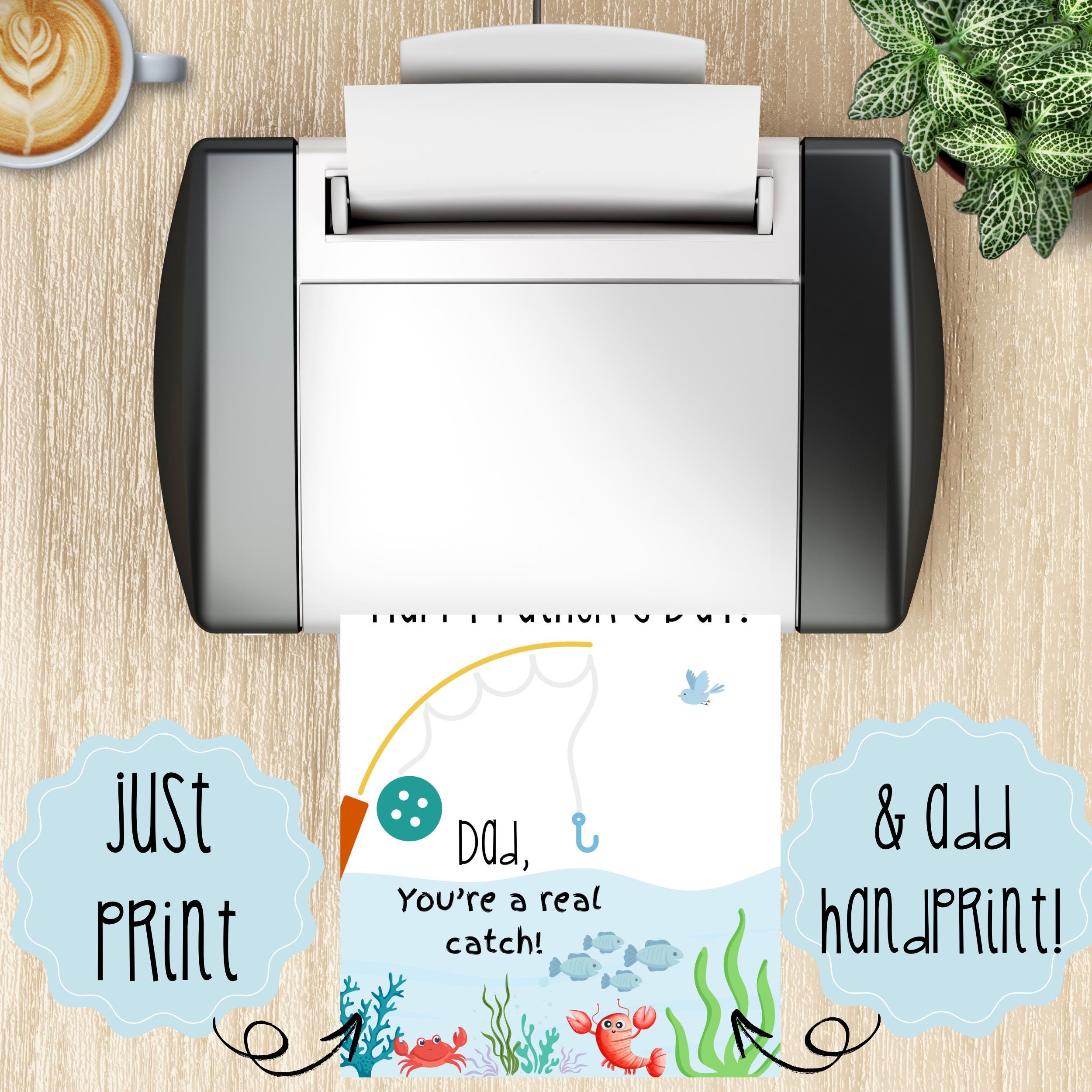 Fathers Day Handprint Craft Fish, Preschool Father Day Crafts, Fathers ...