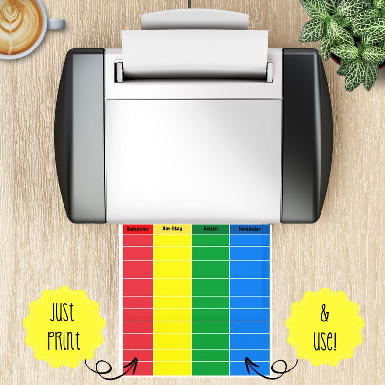 Editable Kids Behavior Chart: Consequence Tracker (printable PDF) - Etsy