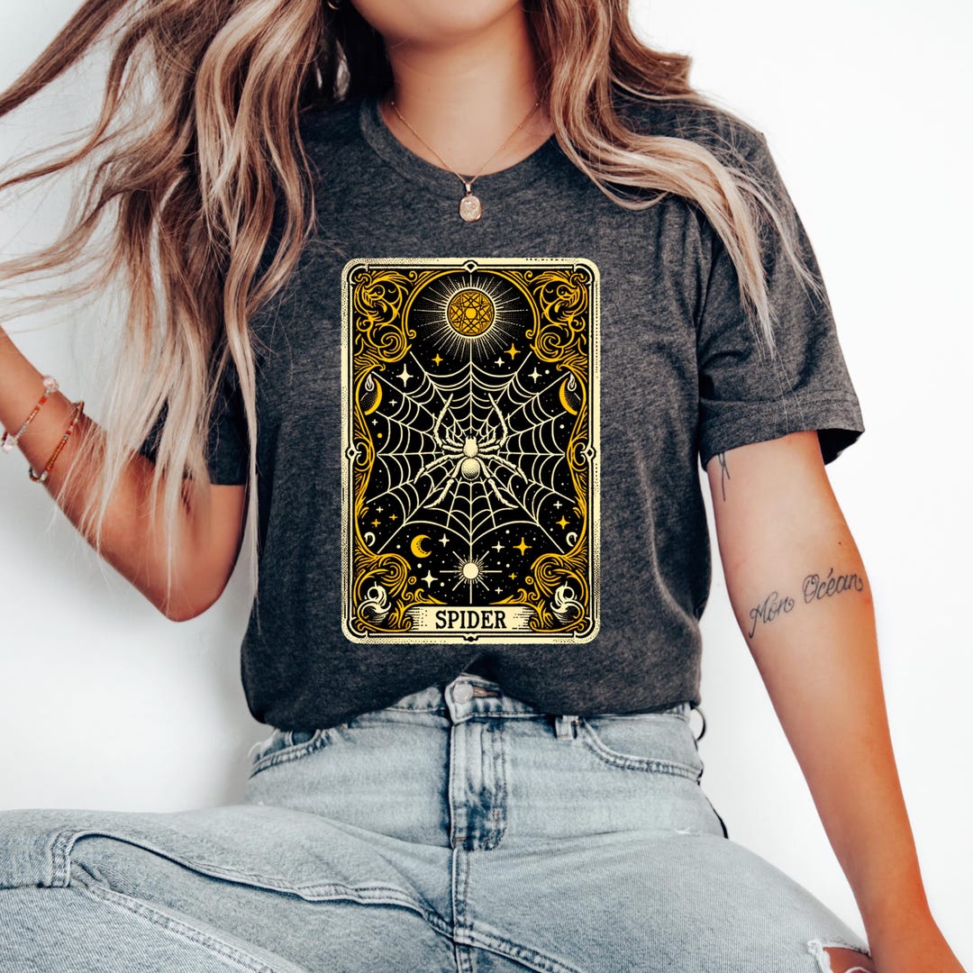 Spider Shirt, Spider Tarot Card Shirt, Tarantula Mom, Tarantula Shirt ...