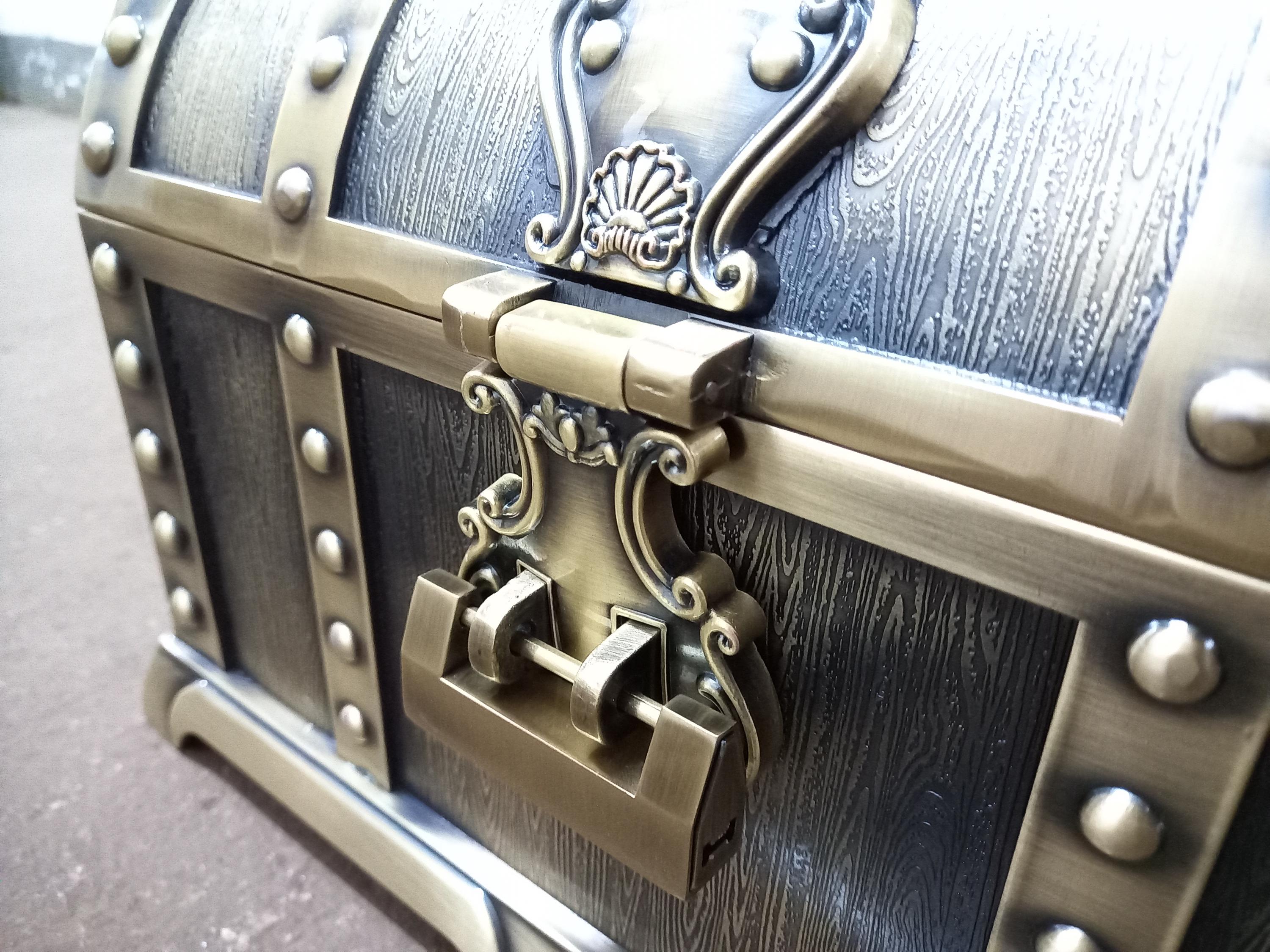 XXL Full Metal RPG Treasure Chest Box Cosplay Prop - Etsy