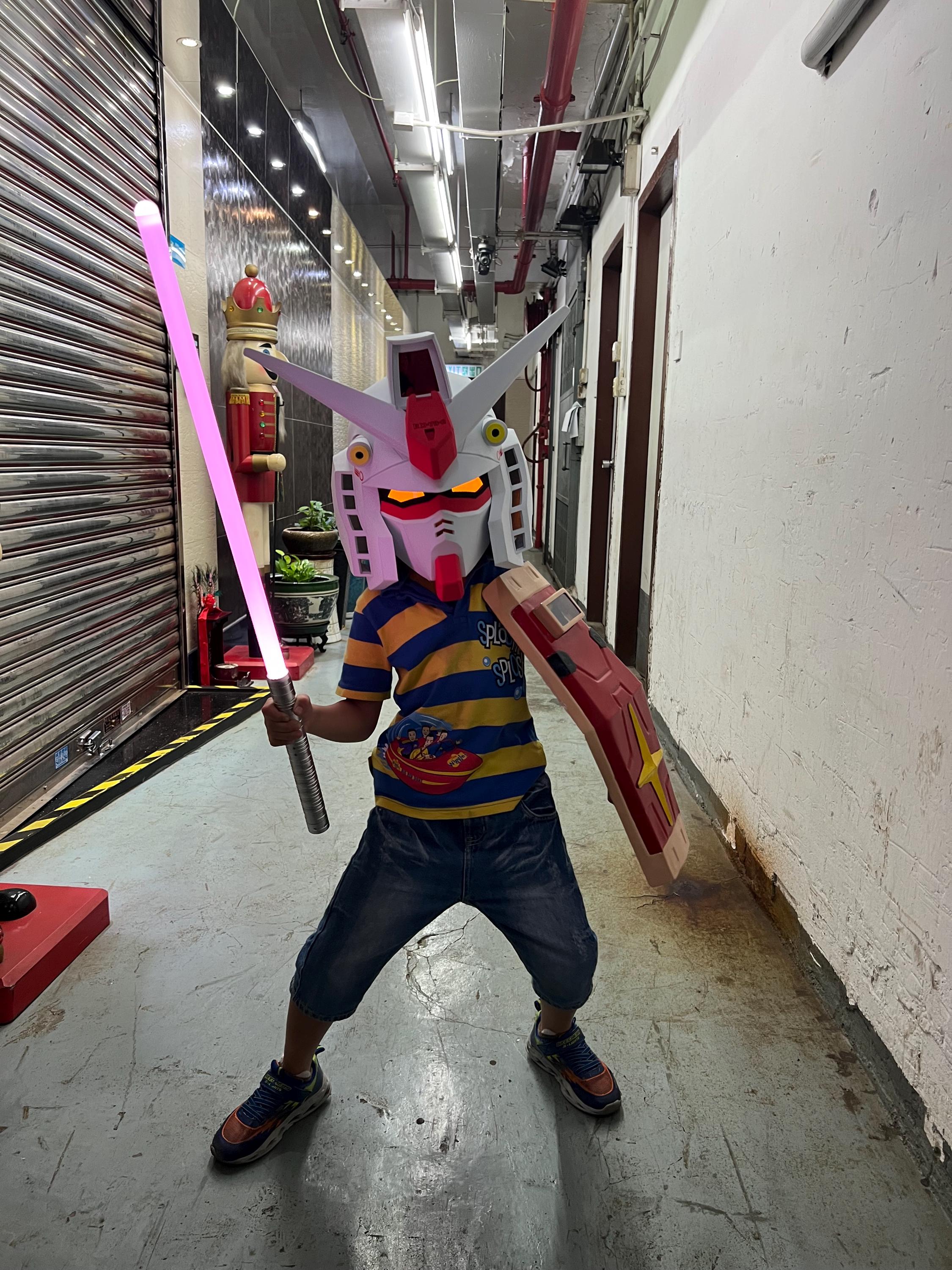 EVA Rx-78 Wing Zero Unicorn Freedom Gundam Zaku LED Head Helmet Cosplay ...