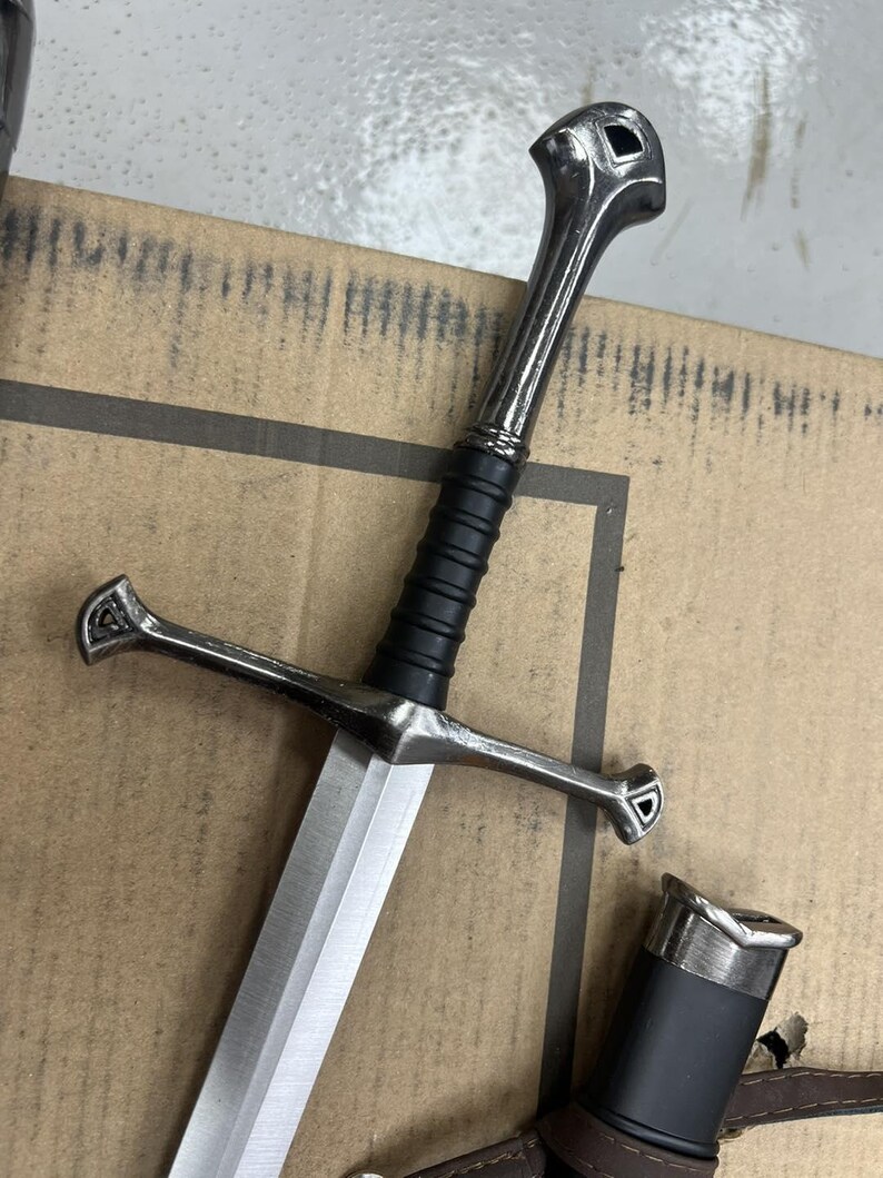 Steel Elf Short Anduril Narsil Sword Dagger Cosplay Lord of the Rings ...