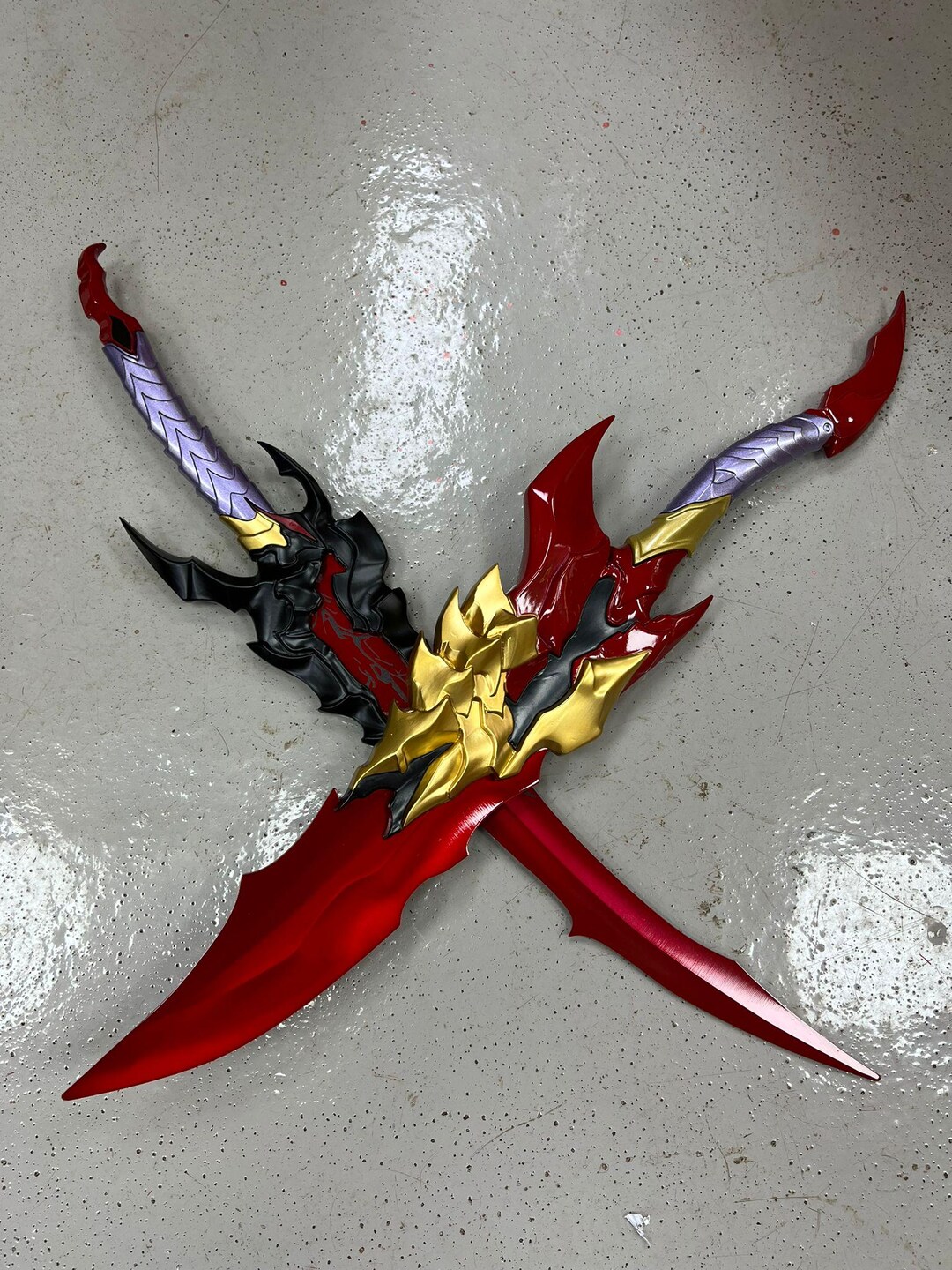 Solo Dagger Fang Cosplay Demon King Sword Blade Metal Weapon - Etsy
