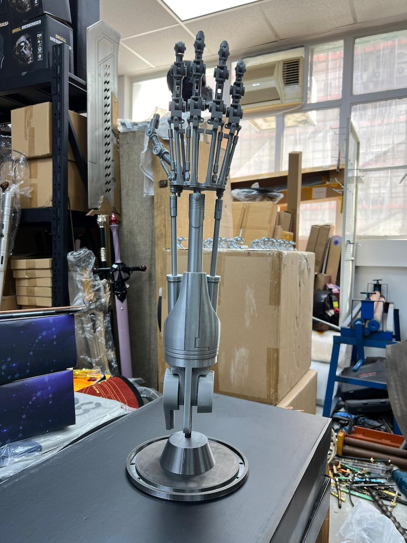 T2 Terminator T800 Skeleton Forearm Hand Palm Cosplay - Etsy
