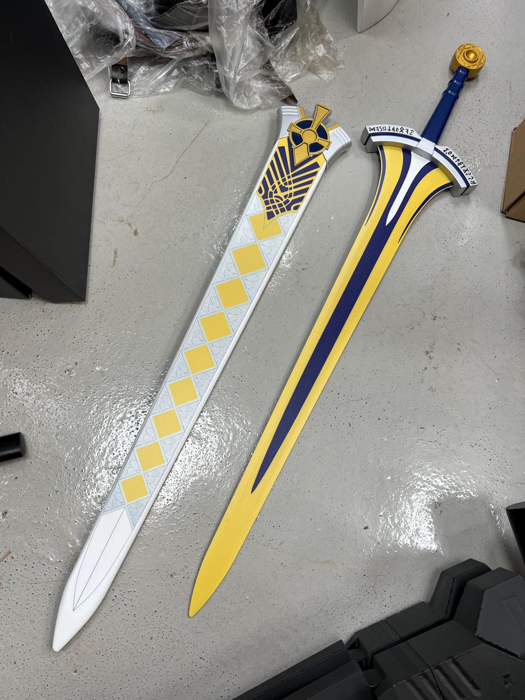 Fate Stay Night Grand Order FGO Saber First Excalibur Caliburn Sword ...